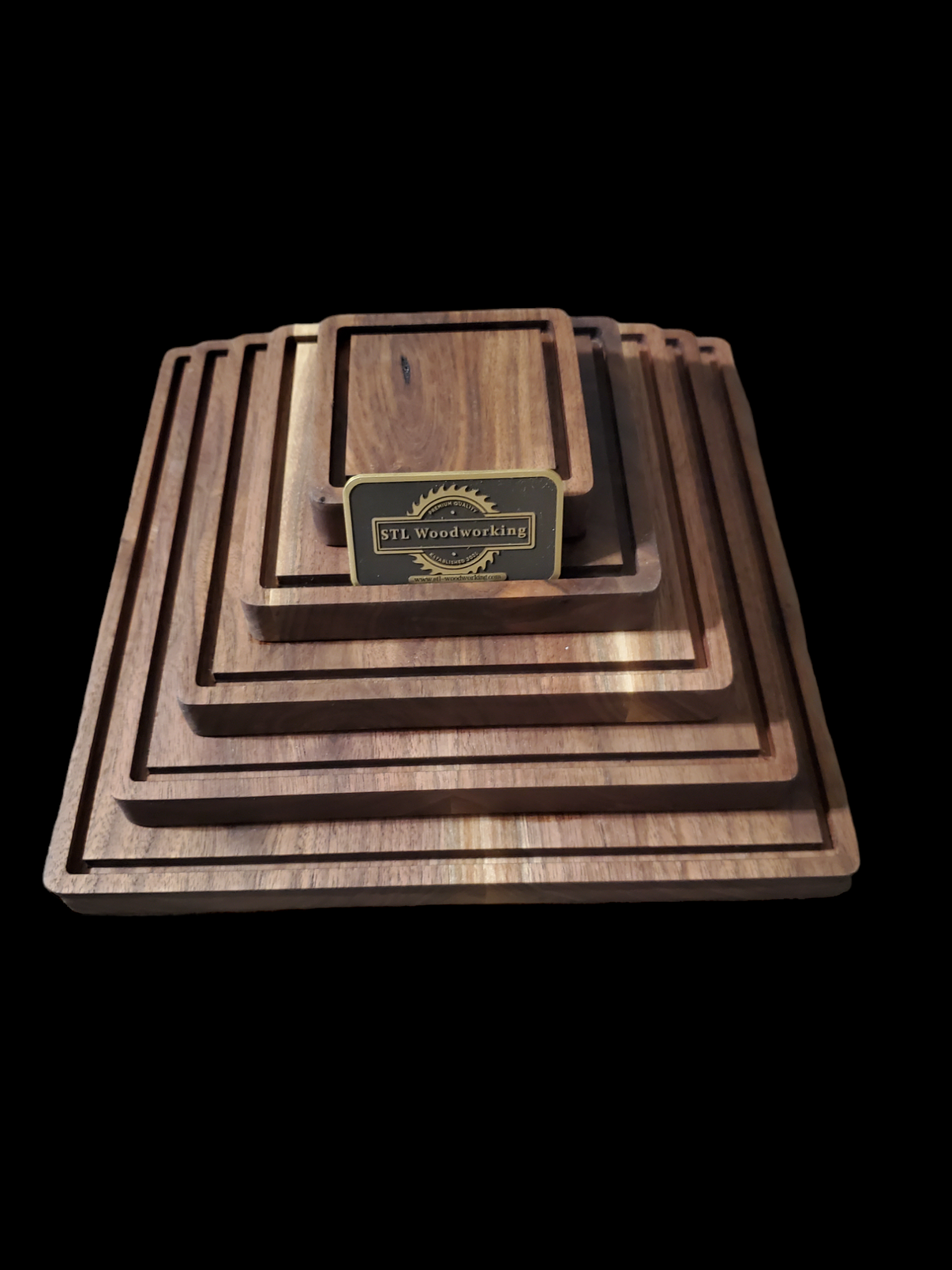 Challenge Coin Holder CNC file – STL Woodworking Shop